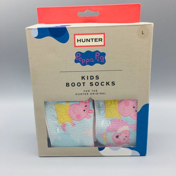 Hunter | Accessories | Hunter Peppa Pig Rose Metal Kids Large Boot ...